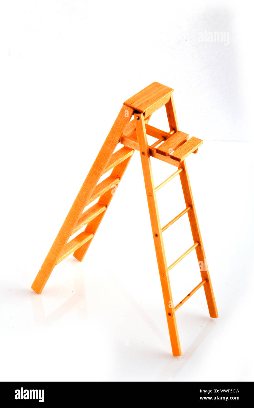stepladder as a tool for housekeeping or painting Stock Photo - Alamy