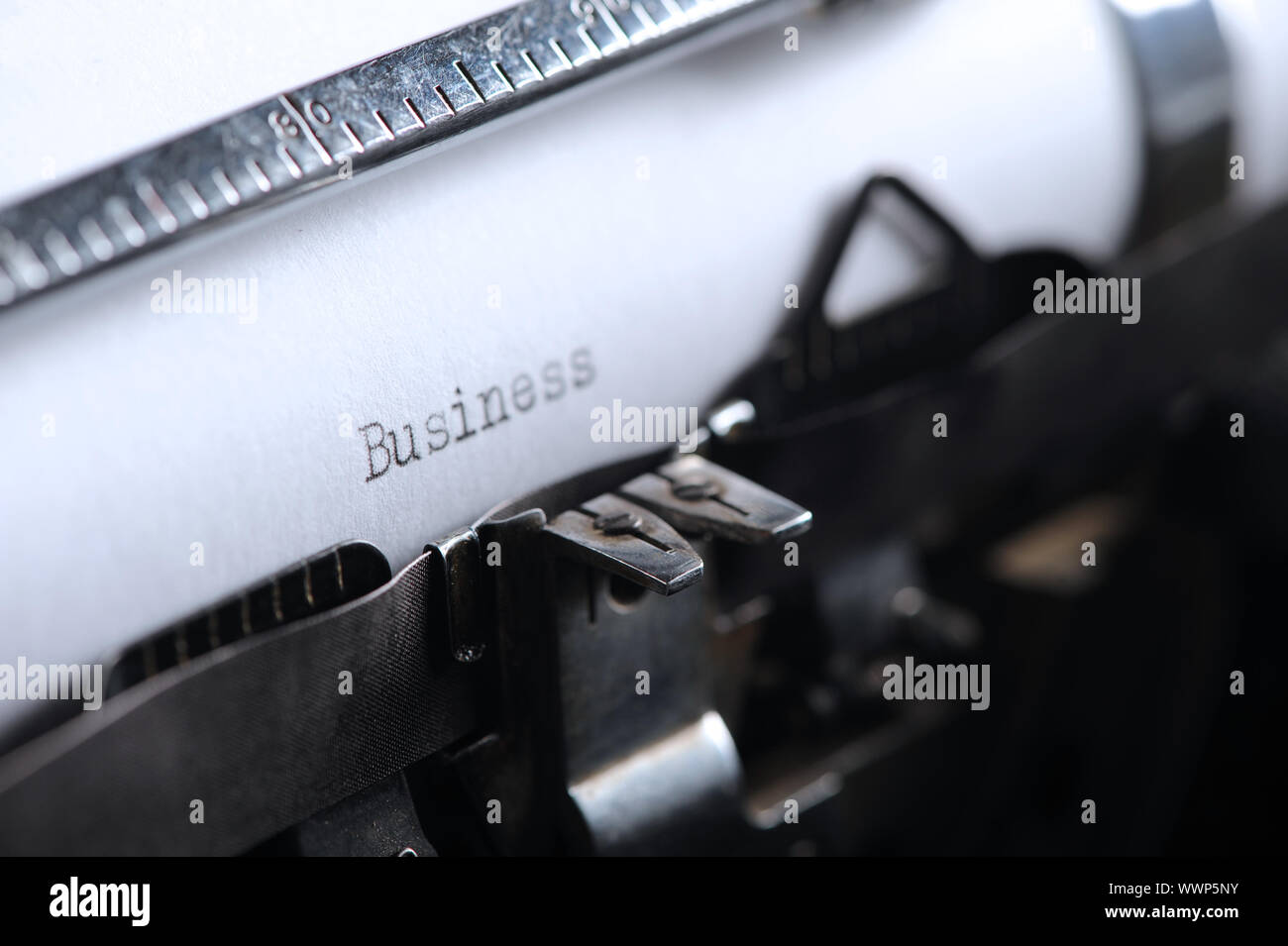 Old Typewriter: business Stock Photo - Alamy