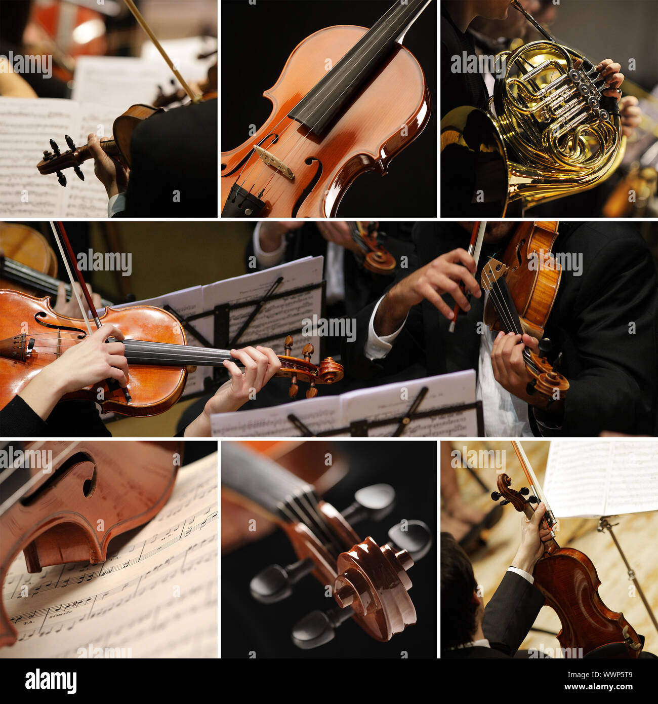 classical music collage Stock Photo - Alamy