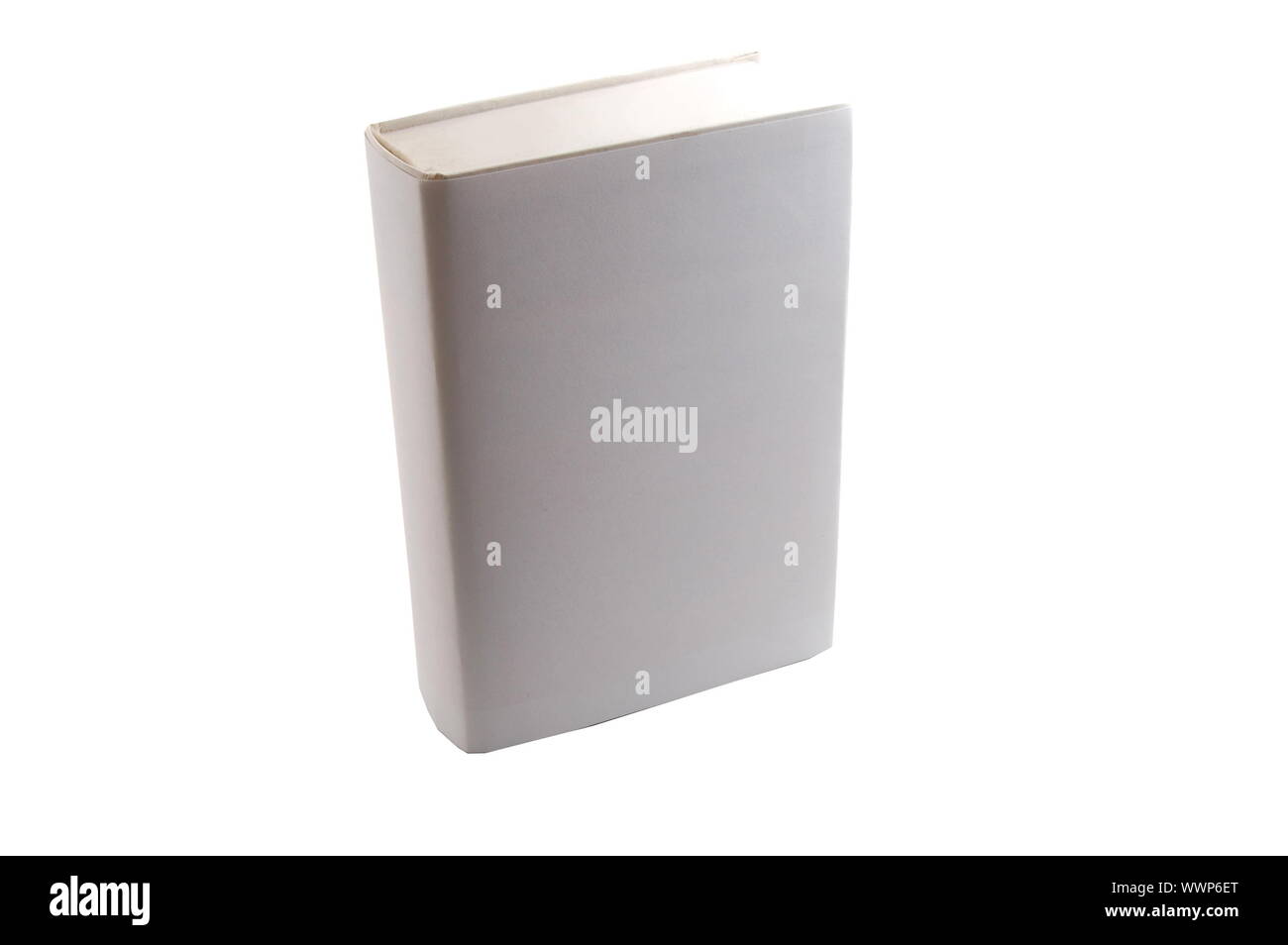 empty and blank book isolated on white background Stock Photo - Alamy