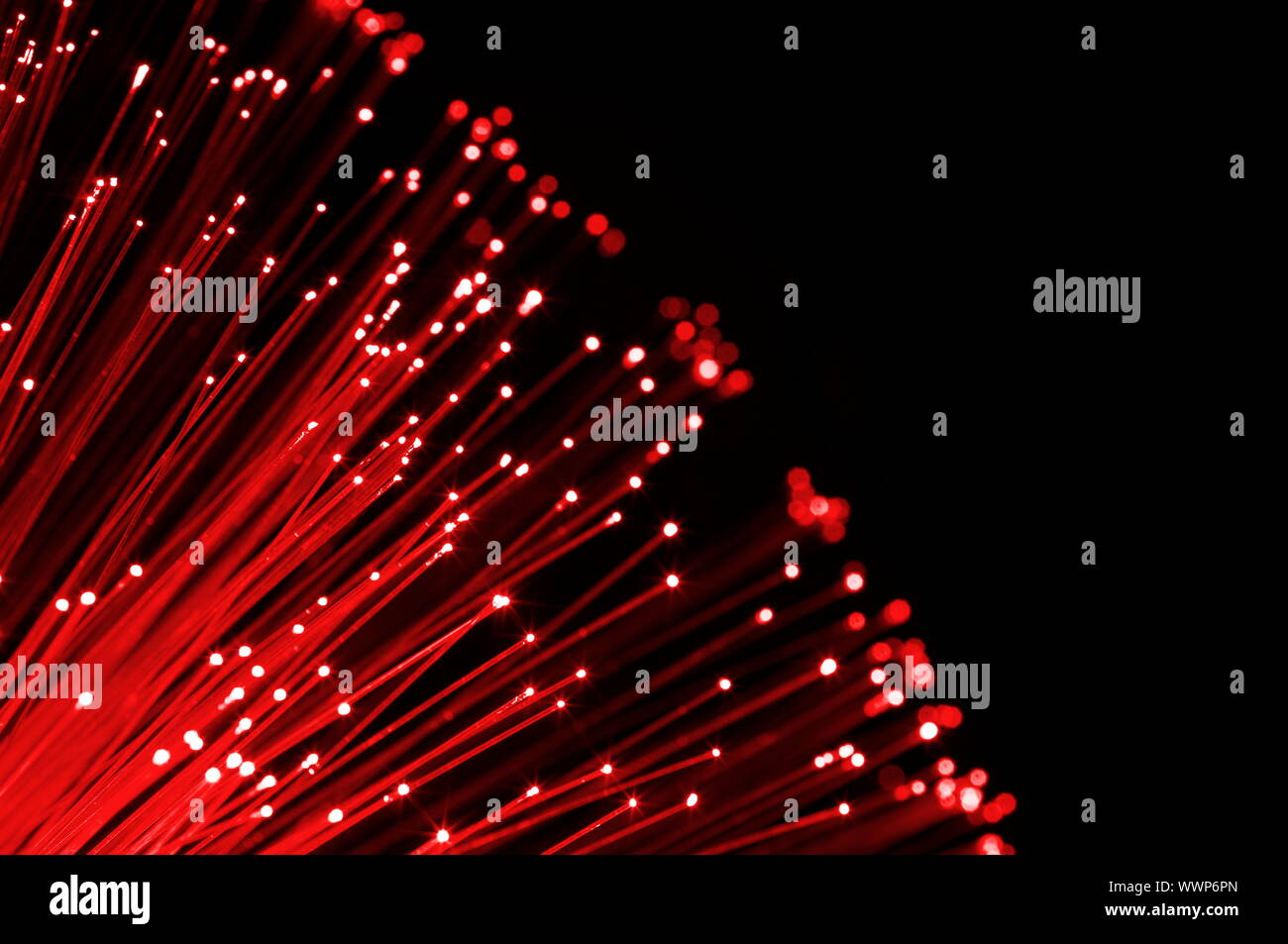 abstract information technology background with fiber optics Stock ...