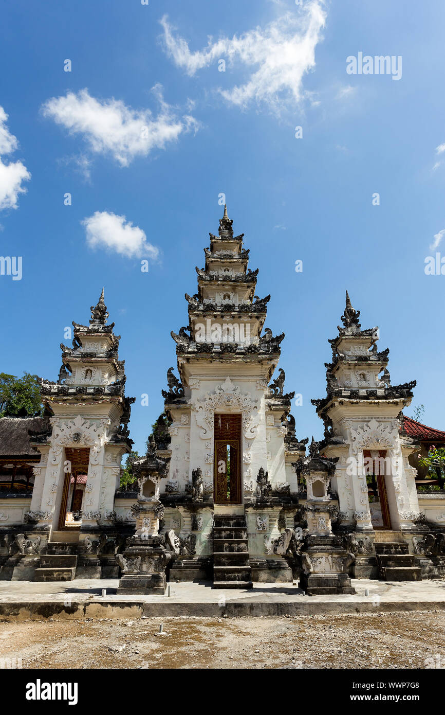 Hindu temple at Pura Sahab, Nusa Penida, Bali, Indonesia Stock Photo ...