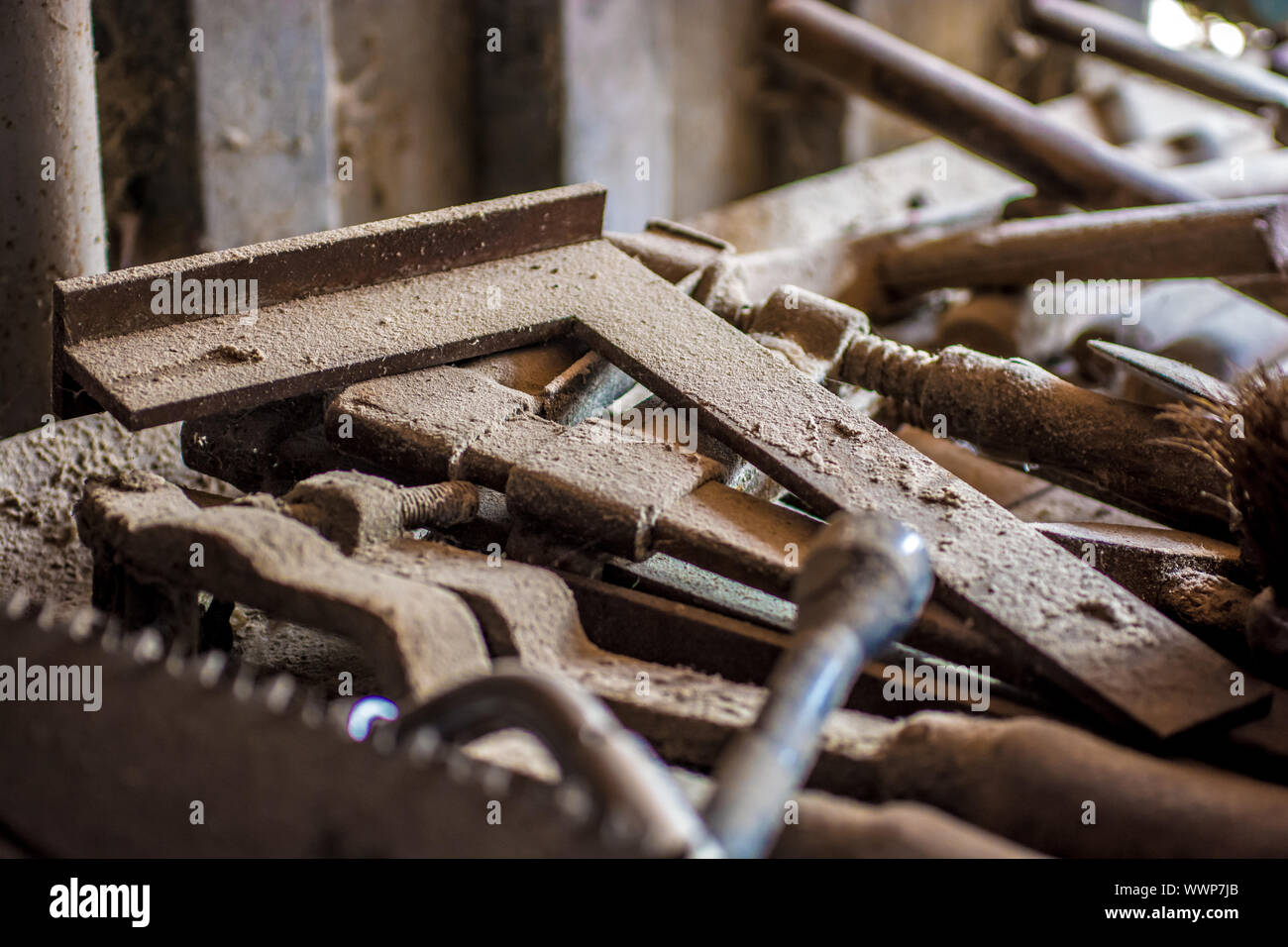 Dusty workbench hi-res stock photography and images - Alamy
