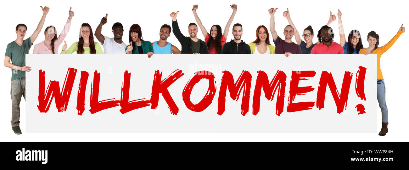 Welcome people hi-res stock photography and images - Alamy