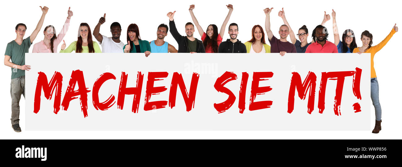 join in participate multicultural group young people people people to ...