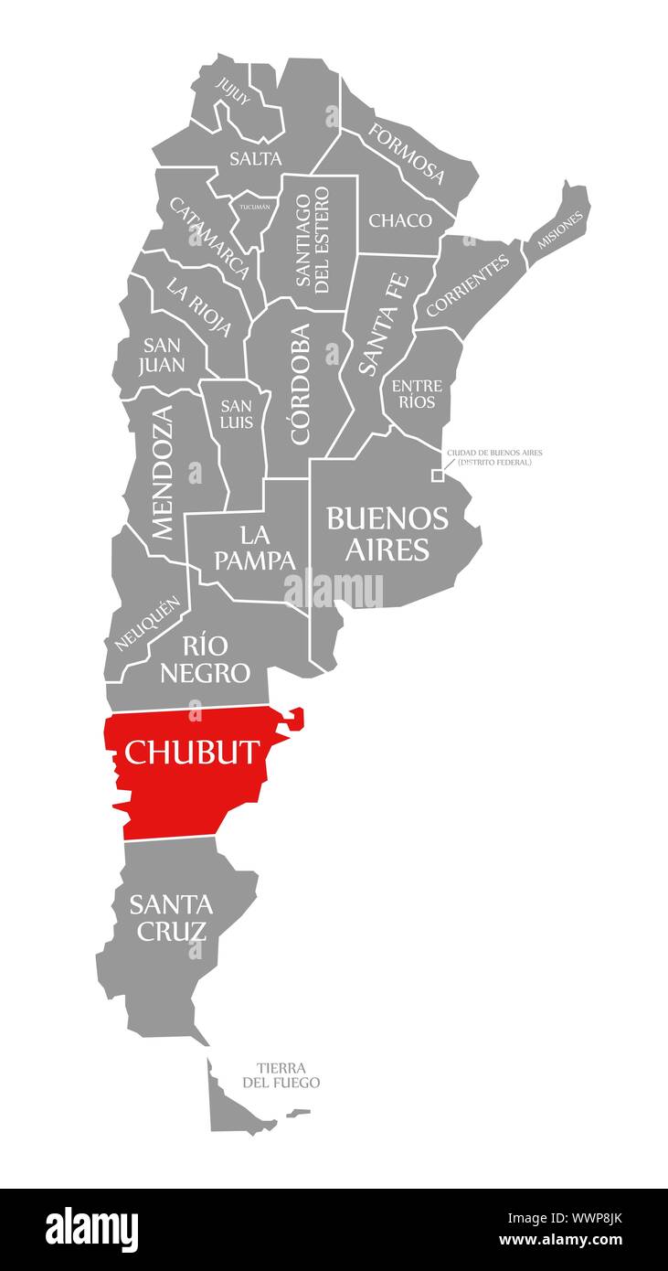 Chubut argentina Cut Out Stock Images & Pictures - Alamy