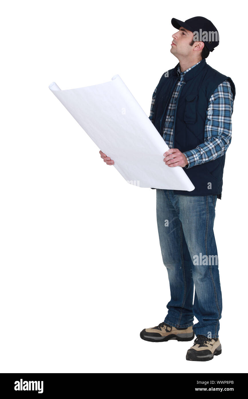 Checking plans Cut Out Stock Images & Pictures - Alamy