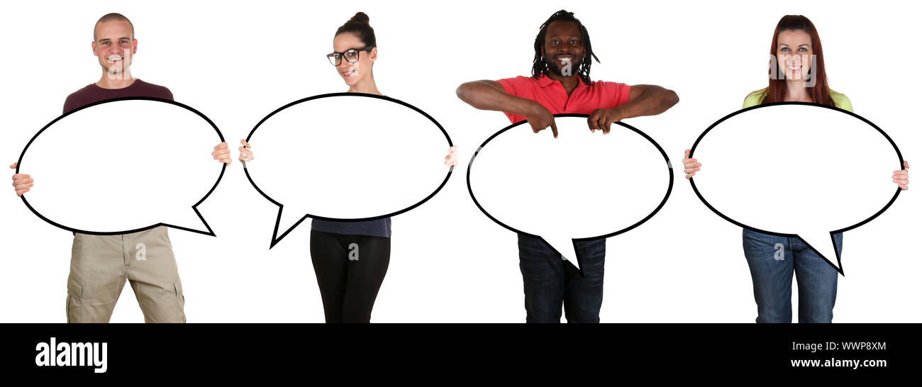 Speech bubbles person hi-res stock photography and images - Alamy
