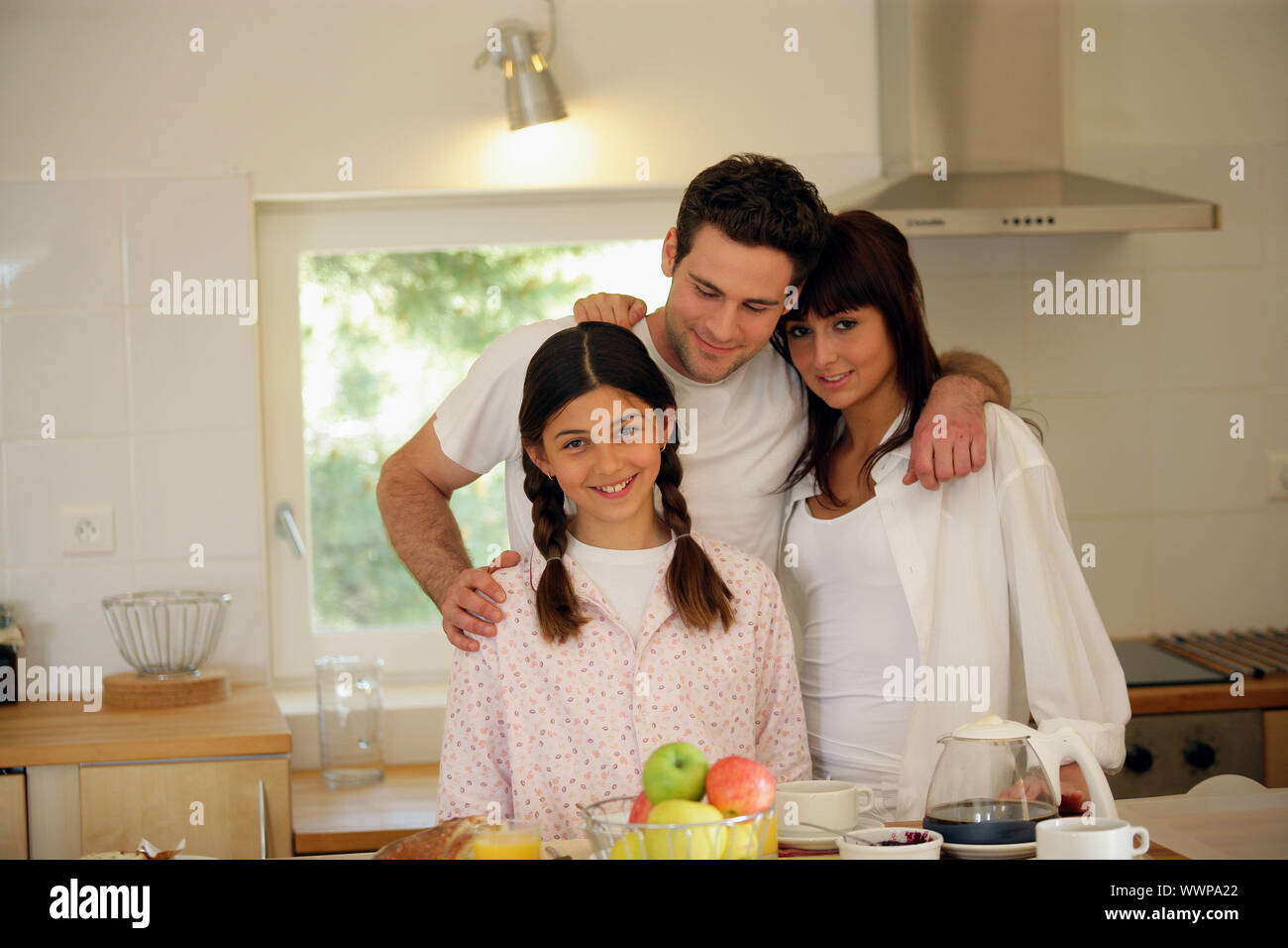 Normal family breakfast table hi-res stock photography and images - Alamy