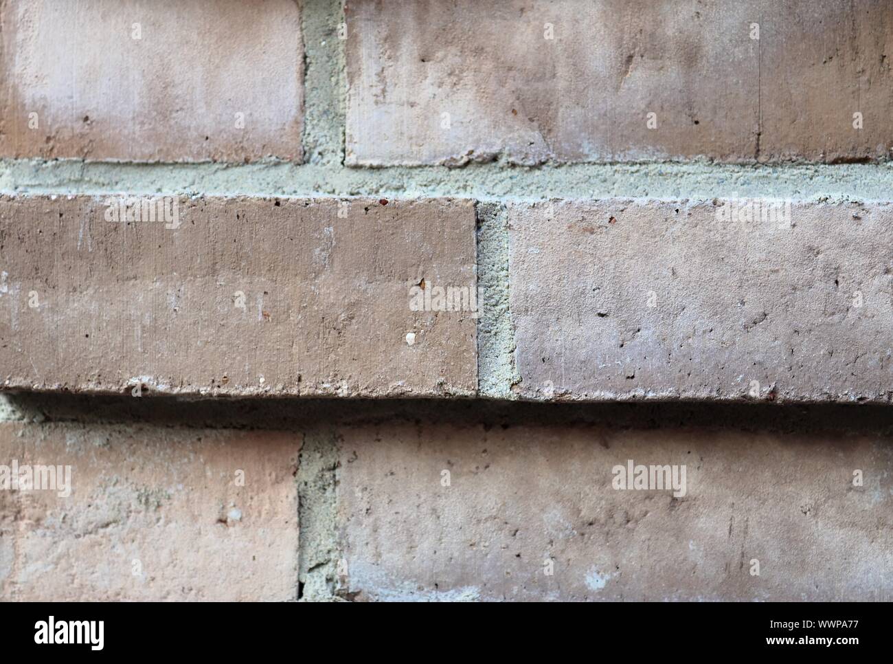 Detailed view on a weathered brick wall texture in high resolution ...