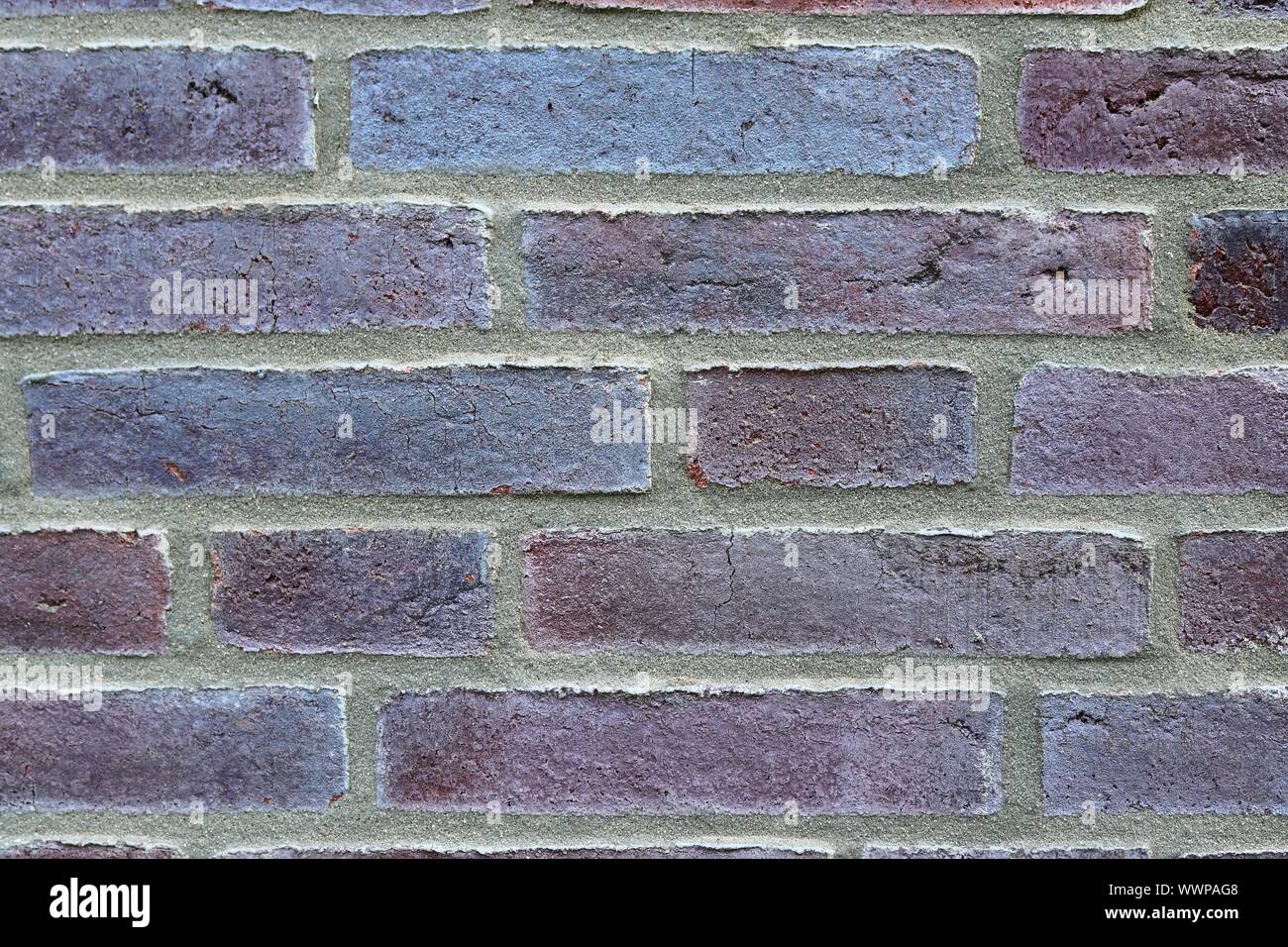 Detailed view on a weathered brick wall texture in high resolution ...