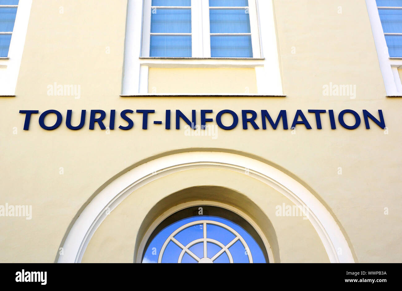Tourist Information Building Stock Photo - Alamy