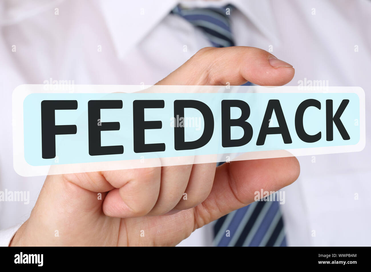 Man feedback hi-res stock photography and images - Alamy