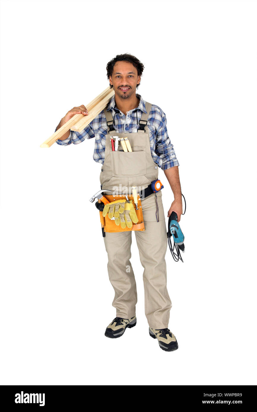 Mixed male carpenter hi-res stock photography and images - Alamy