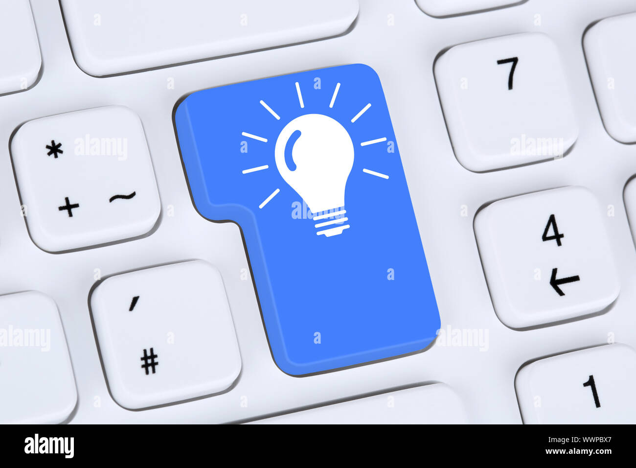 Idea Solution Finding Problem Success Success Concept with Computer ...