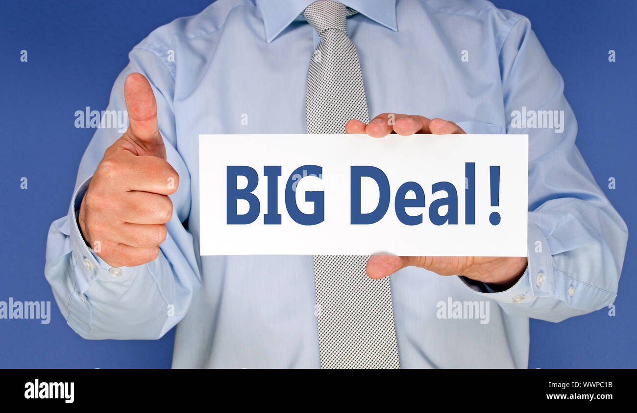 Big Deal ! Stock Photo - Alamy