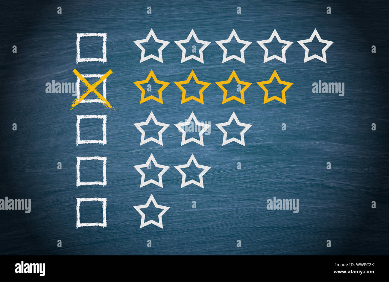 4 Stars - good performance Stock Photo - Alamy