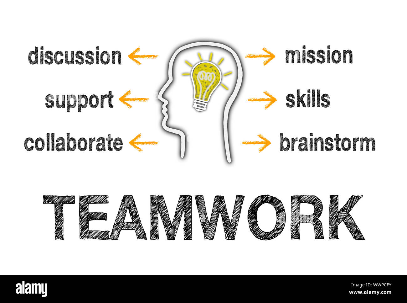 Teamwork Business Concept Stock Photo - Alamy