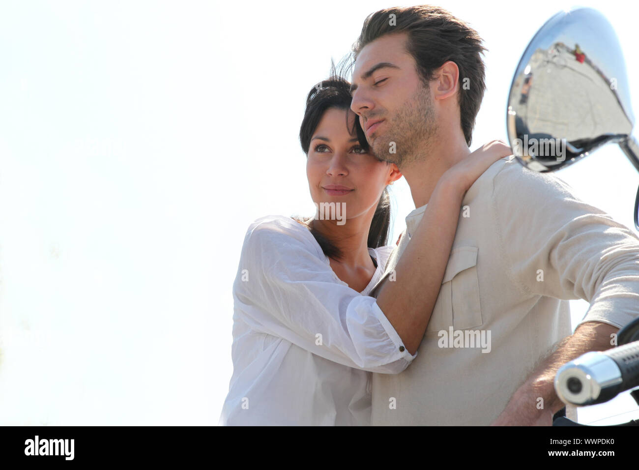 couple on a romantic drive Stock Photo - Alamy