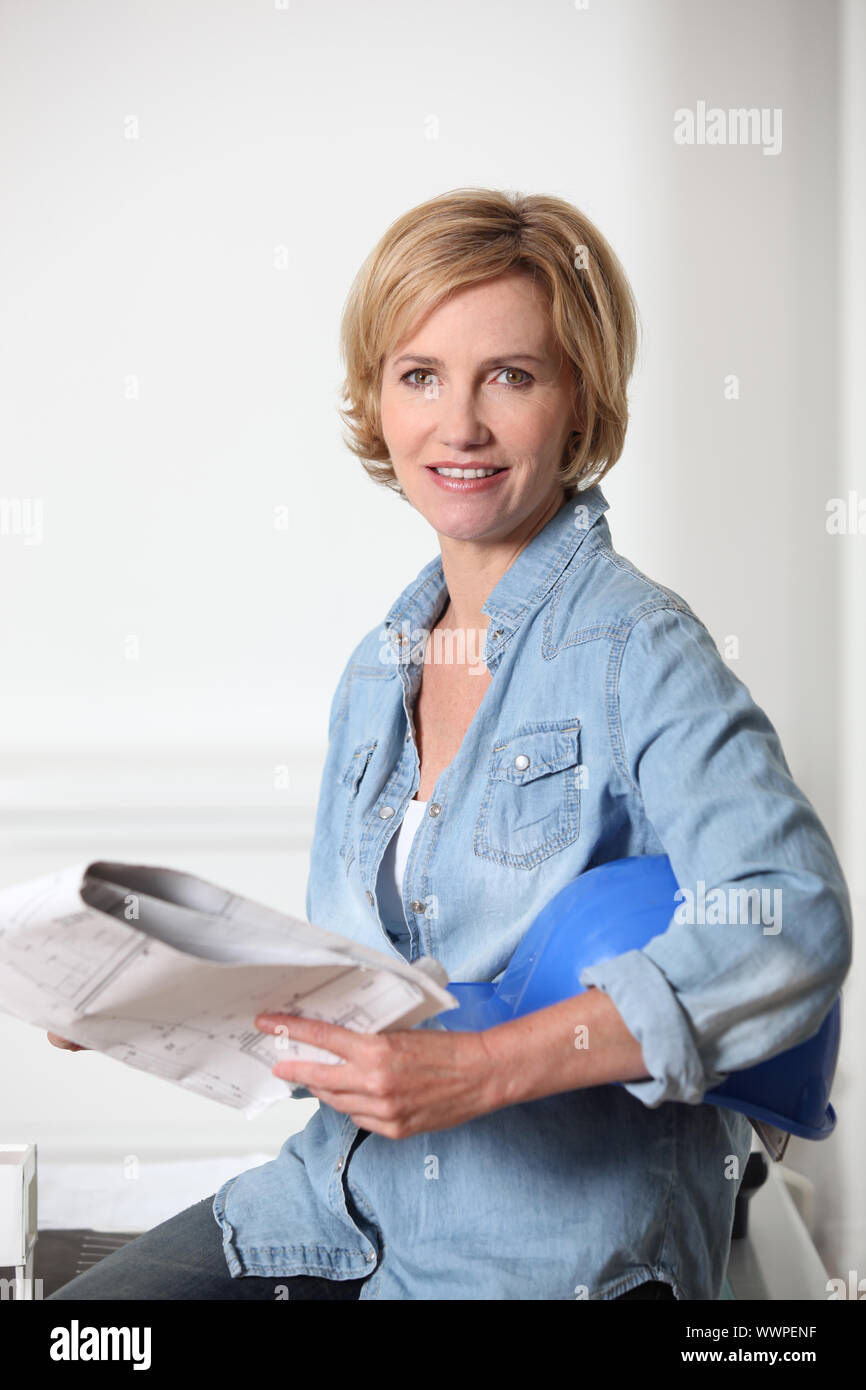 female planning officer Stock Photo - Alamy