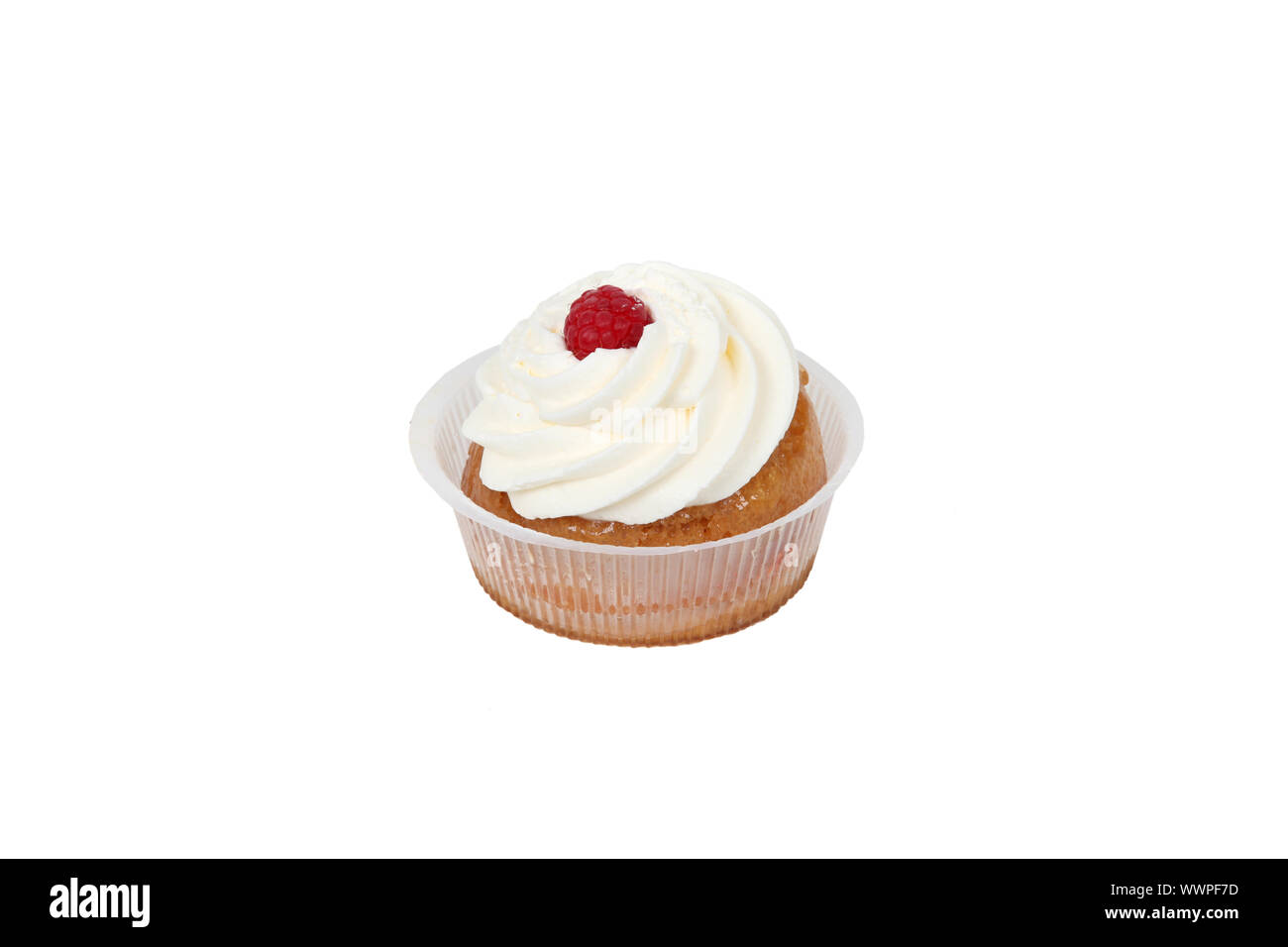 French Baba au rhum isolated on white background Stock Photo - Alamy