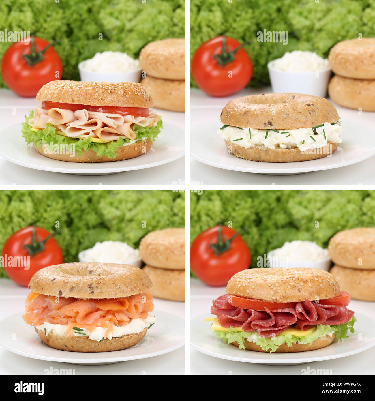 Snack bagels hi-res stock photography and images - Alamy