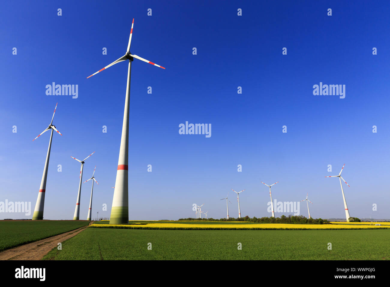 Wind wheel , Windrad Stock Photo - Alamy