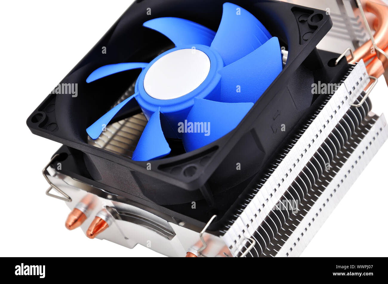 cpu cooler on a white background Stock Photo - Alamy