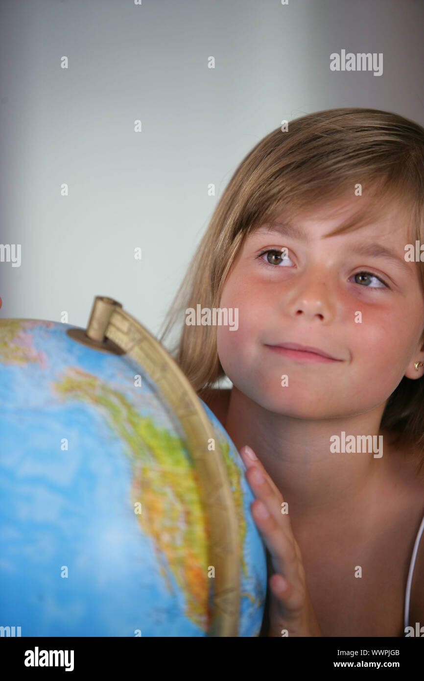 Young girl dreaming of her future Stock Photo - Alamy