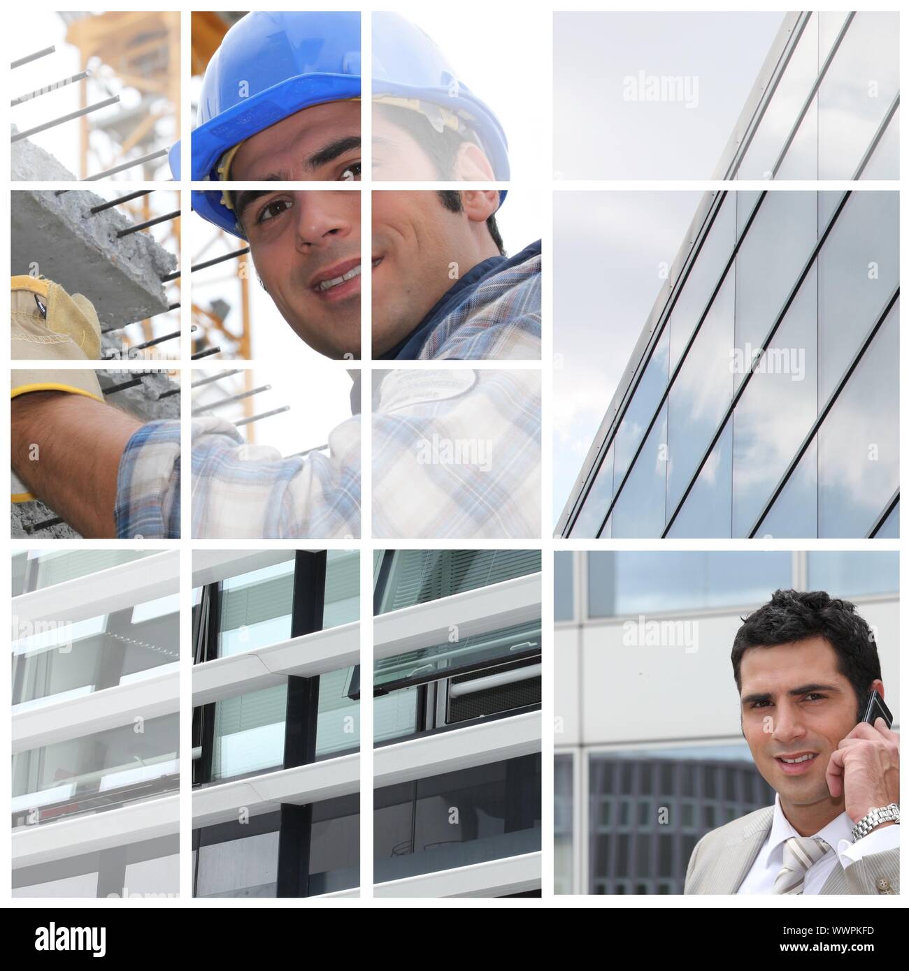 Scaffolding construction glass architecture Cut Out Stock Images ...