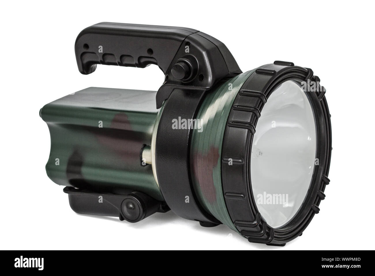 Electric torch, isolated on white background, with clipping path Stock ...