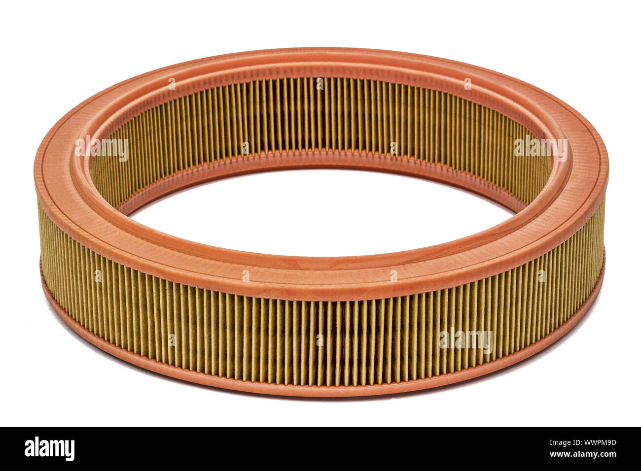 Car filter close-up, auto spare part, isolated on white Stock Photo - Alamy