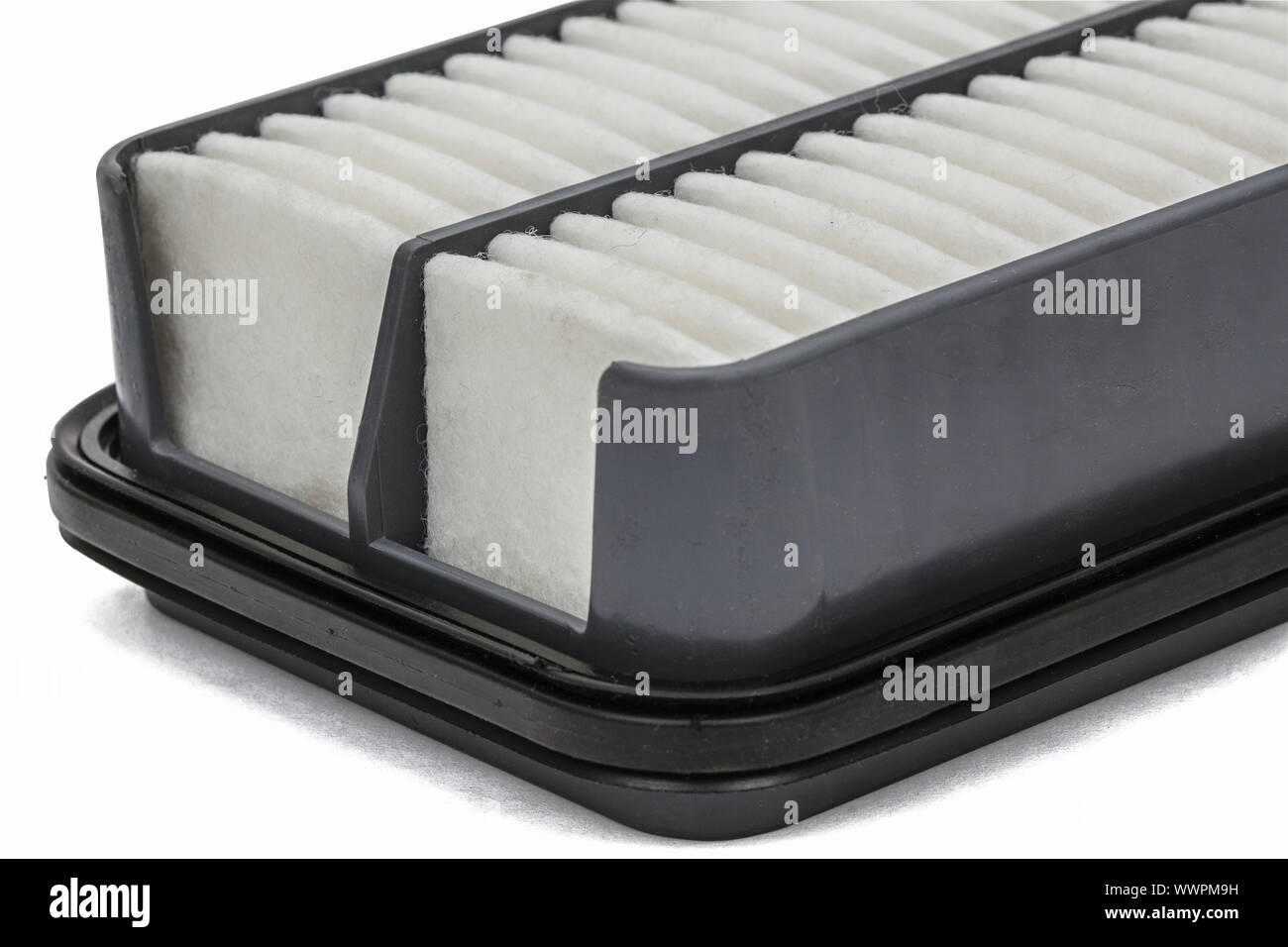 Car filter close-up, auto spare part, isolated on white, with clipping ...