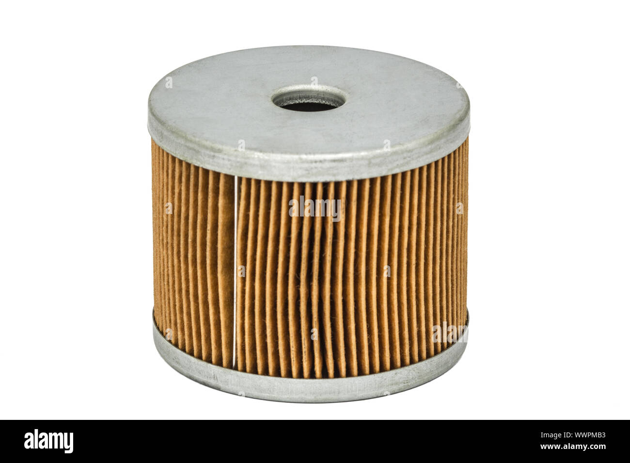 Car filter close-up, auto spare part, isolated on white, with clipping ...