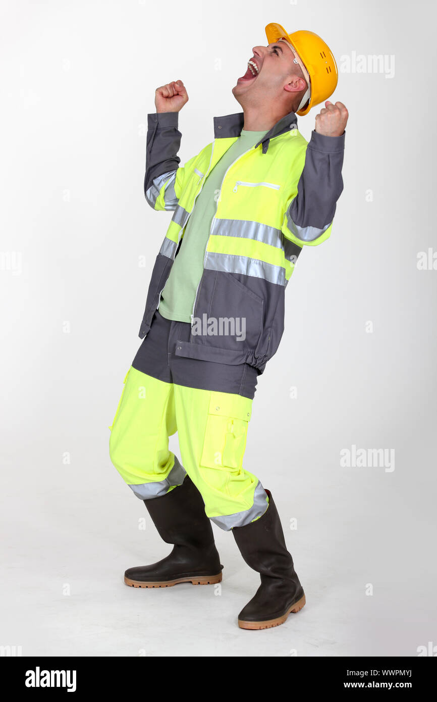 Retired man looking construction hi-res stock photography and images ...