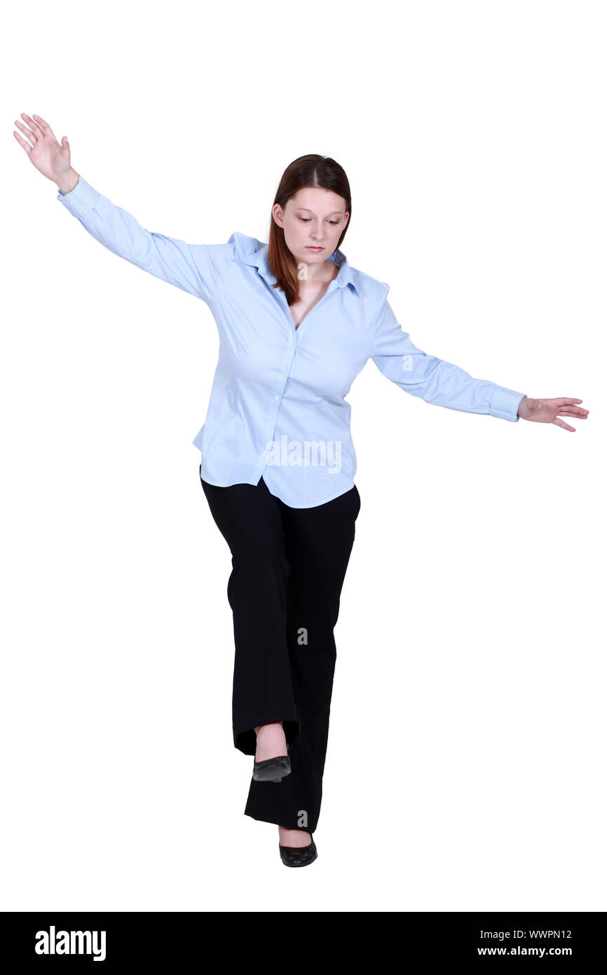 Tight rope walk hi-res stock photography and images - Alamy