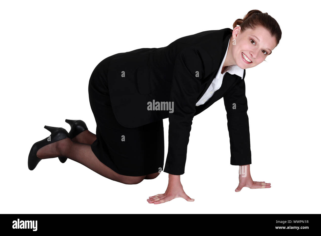 Woman on all fours hi-res stock photography and images - Alamy