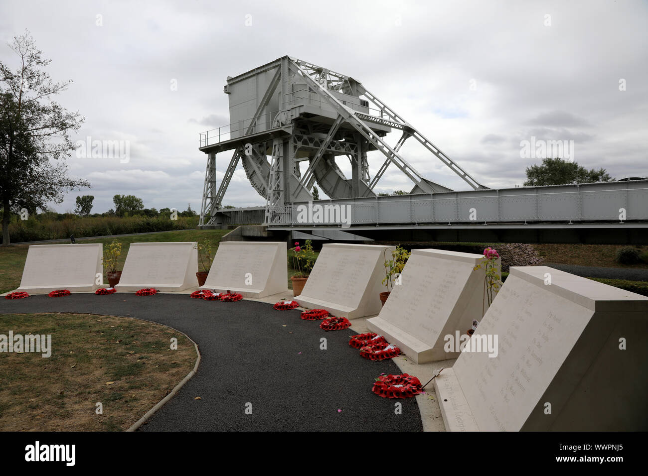 Pegasus bridge france memorial hi-res stock photography and images - Alamy