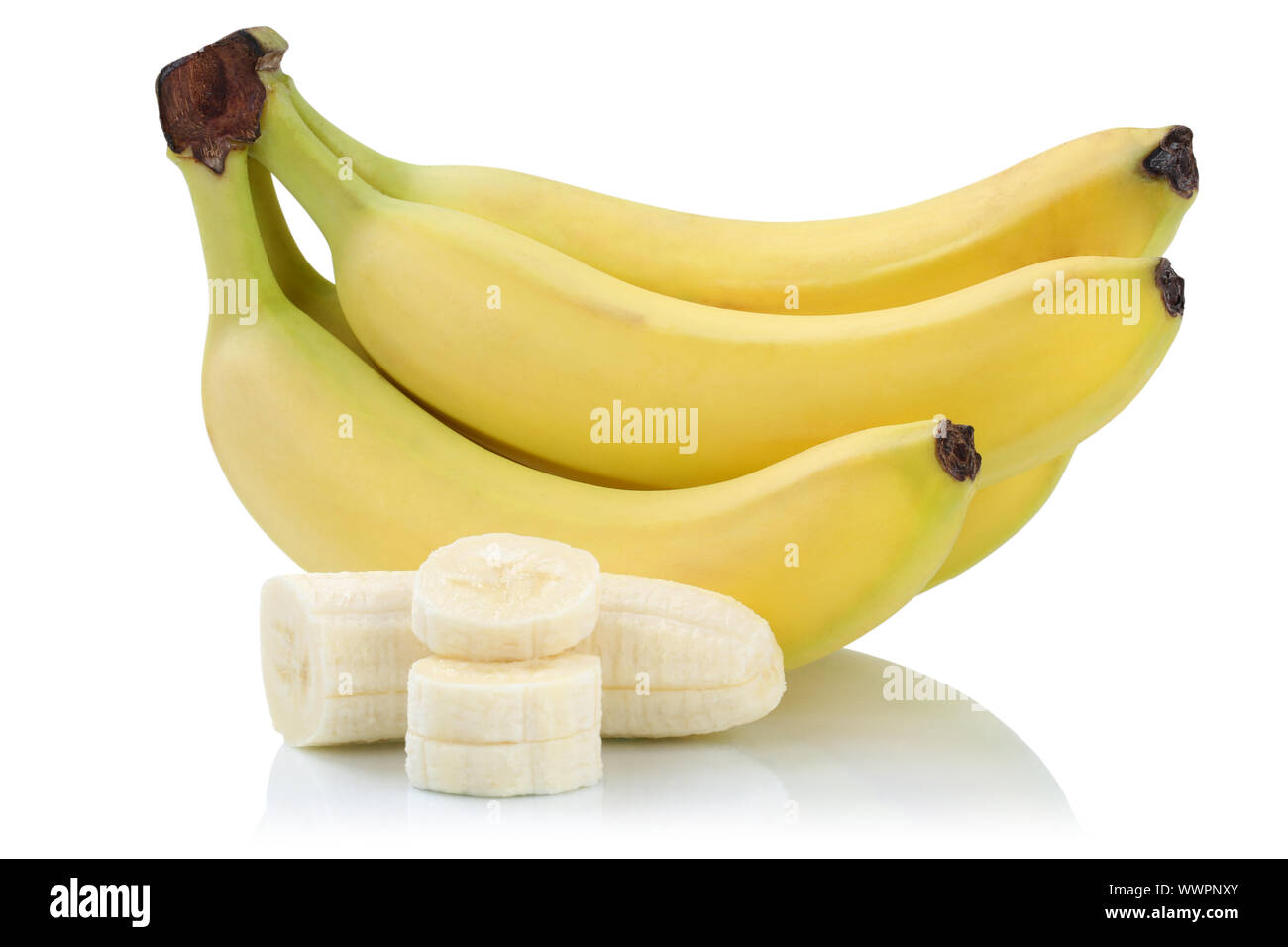 banana banana cut banana cut fruit cut-out cut-out isolated Stock Photo ...