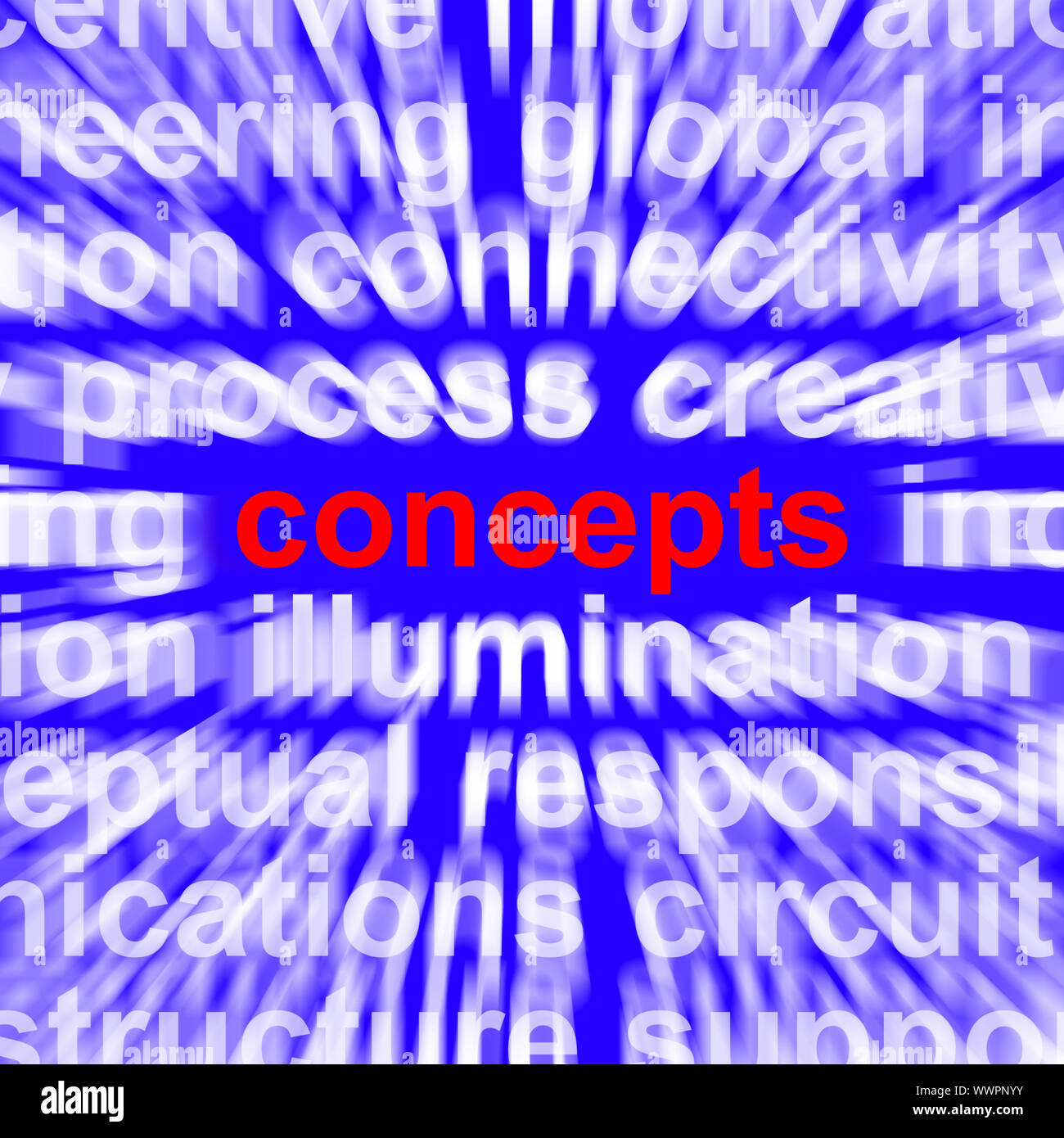 Concepts Word Representing New Ideas And Creative Thoughts Stock Photo ...