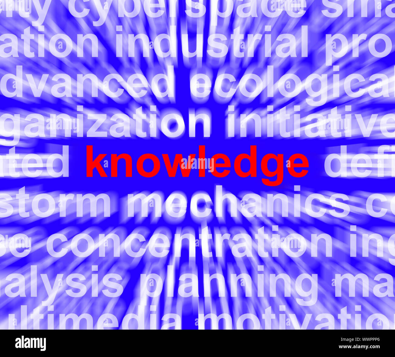 Knowledge Word Shows Education Wisdom And Learning Stock Photo - Alamy