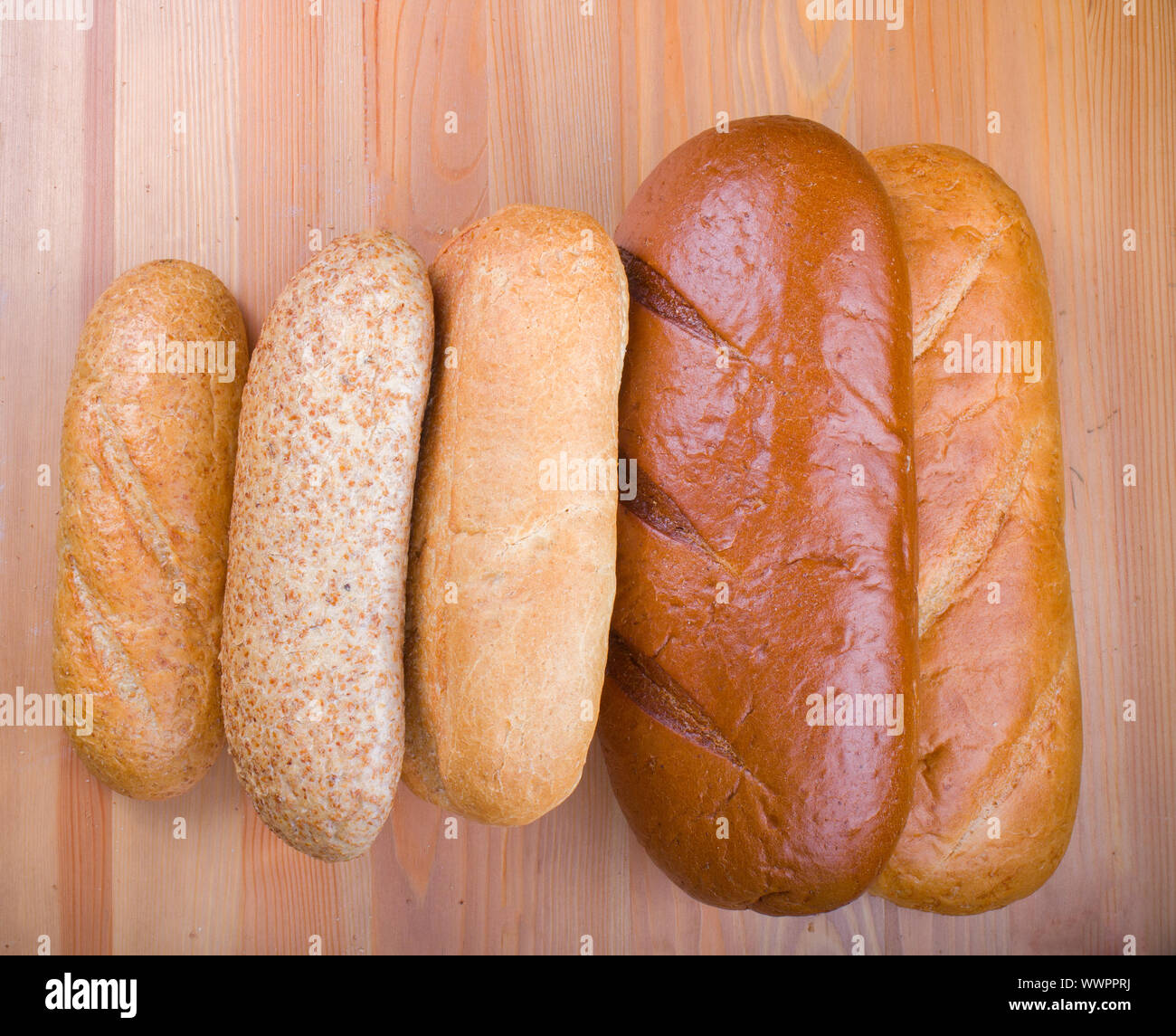 Composition with bread Stock Photo - Alamy