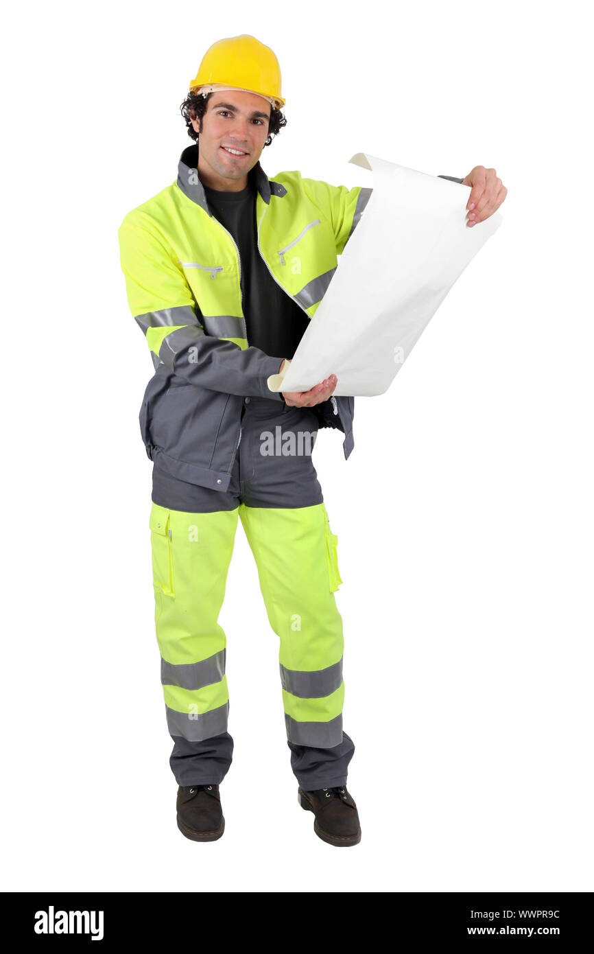 Reflective work wear Cut Out Stock Images & Pictures - Alamy