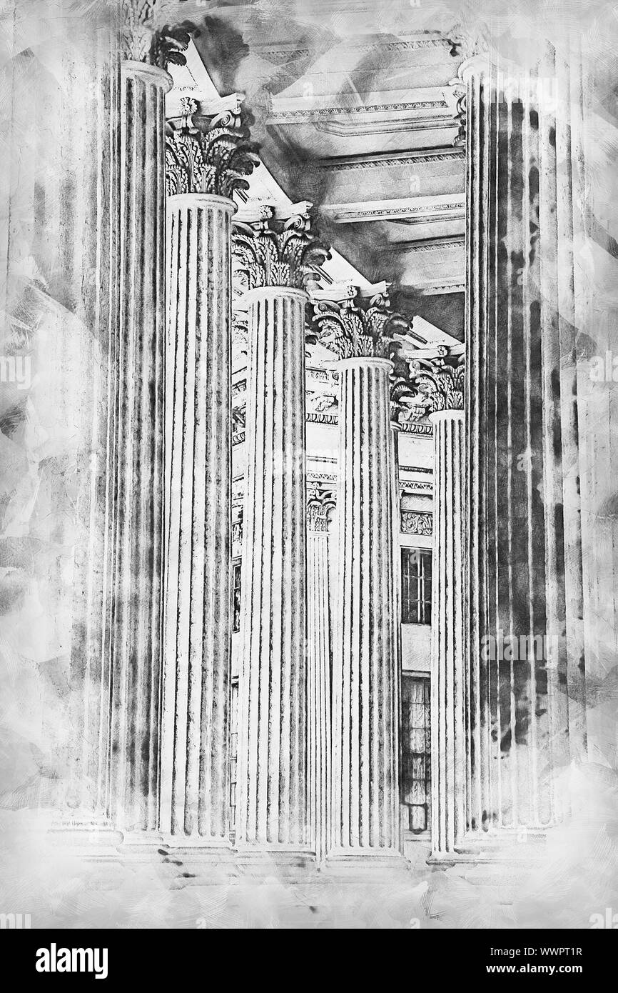 Rome saint peter Black and White Stock Photos & Images - Alamy