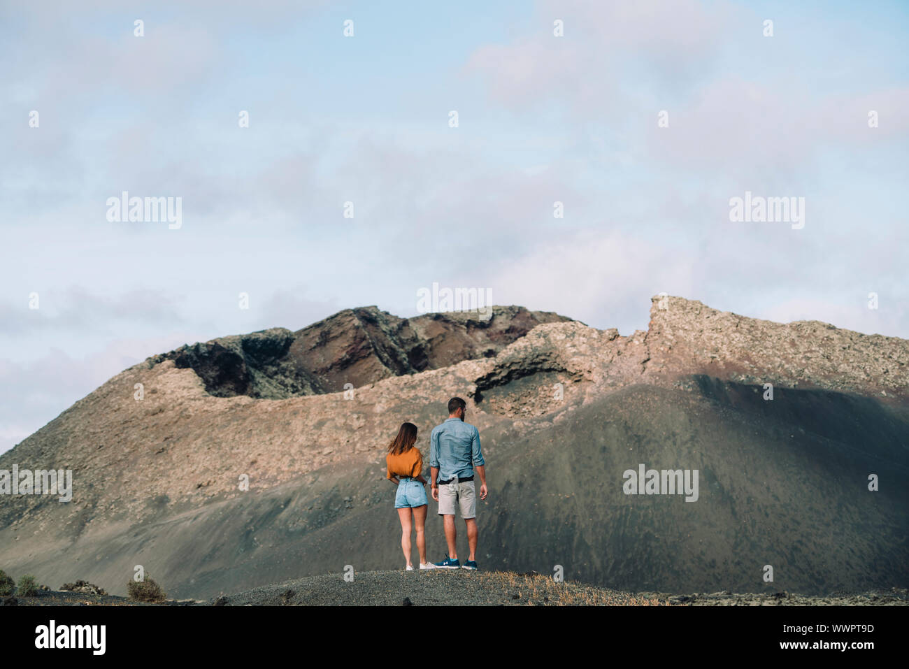 Volcano couple hi-res stock photography and images - Alamy