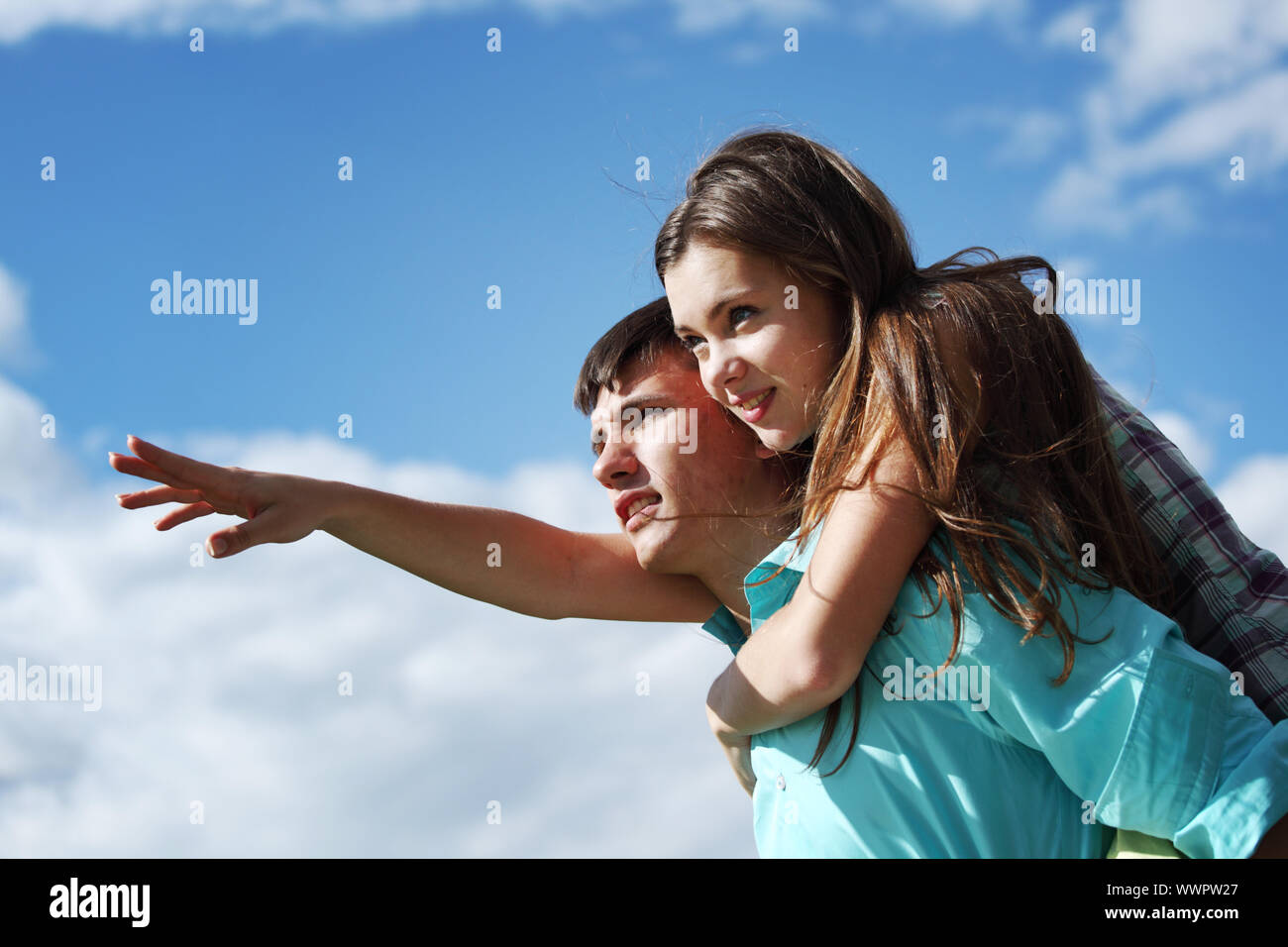 love hug of two lowers Stock Photo - Alamy