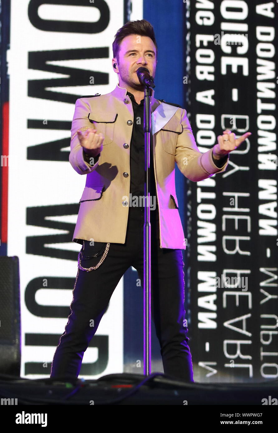 London, UK. 15th Sep, 2019. Shane Filan of an Irish Pop vocal group ...