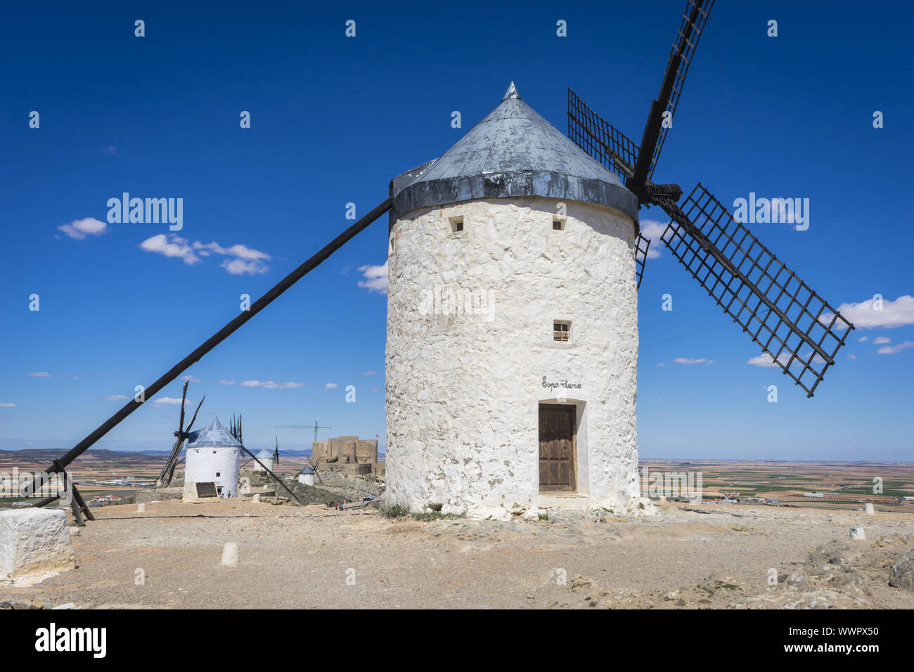 windmills, cereal mills mythical Castile in Spain, Don Quixote ...