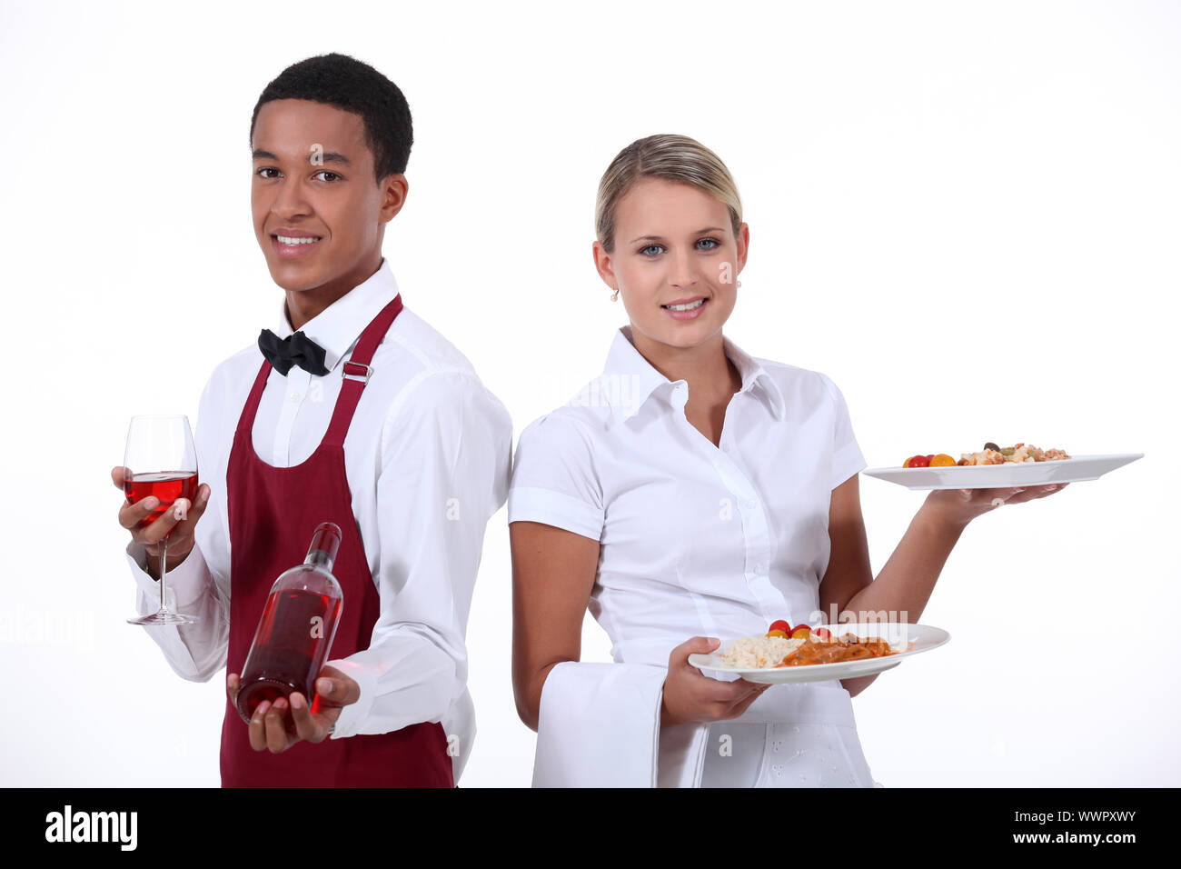 A couple of waiter Stock Photo - Alamy