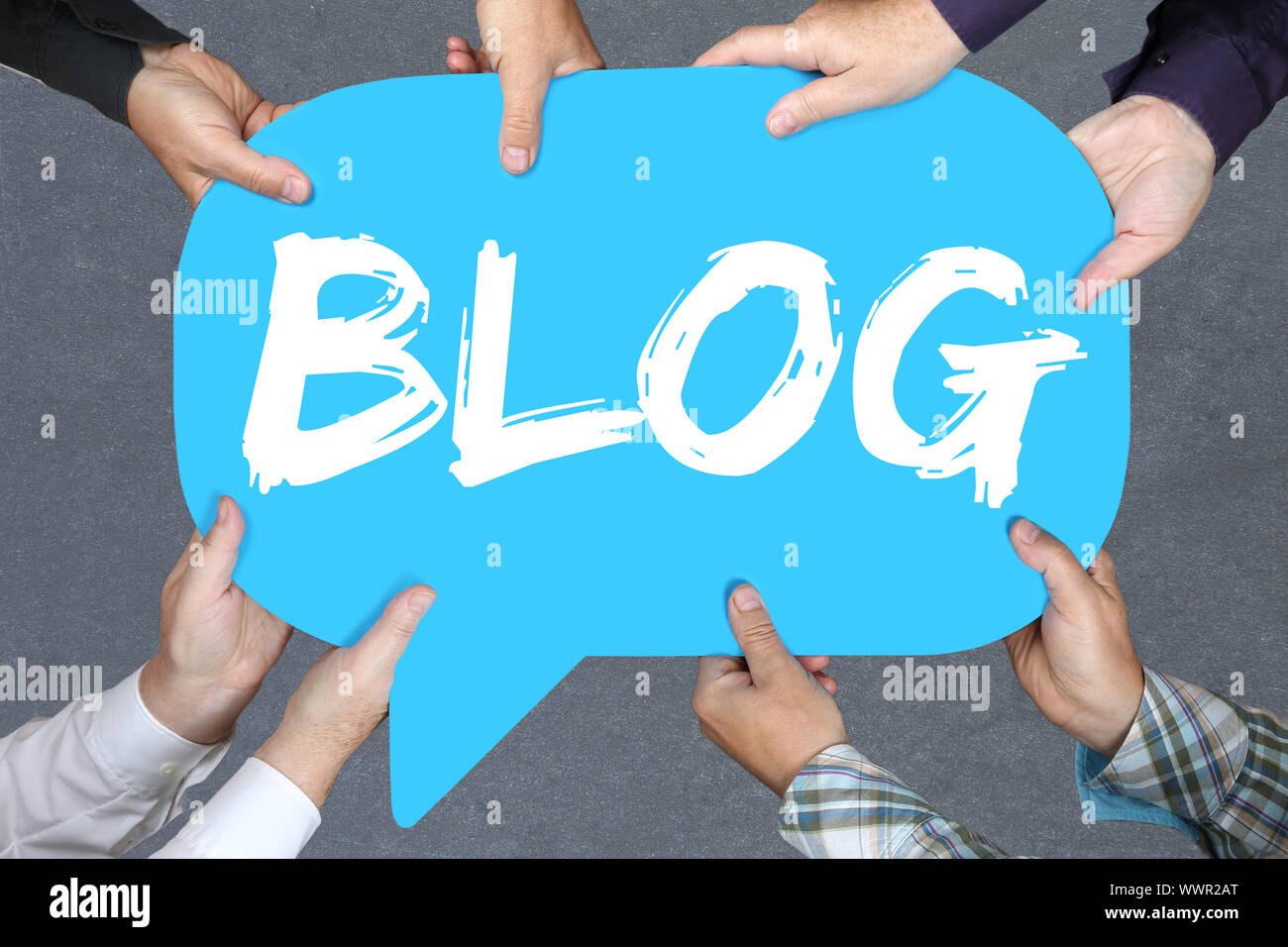 Blog bloggers hi-res stock photography and images - Alamy